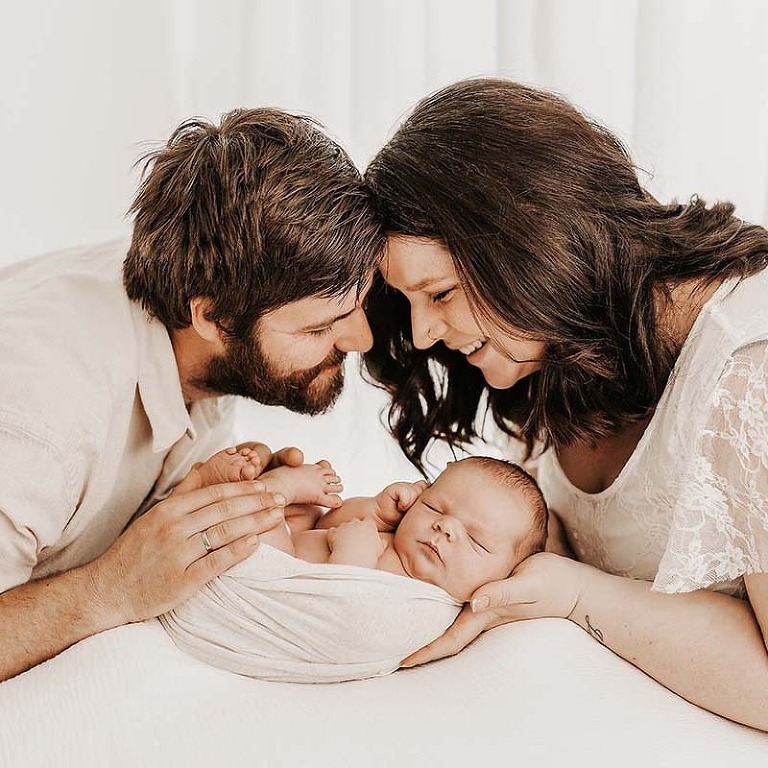 Newborn Shooting Outfit Eltern